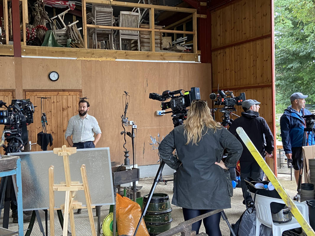 Make It At Market on BBC 1 - Ian Gill Sculpture Artist Blacksmith