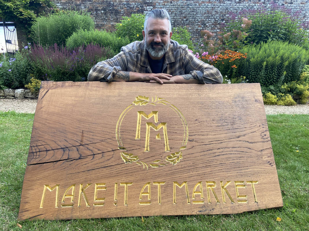 Make It At Market on BBC 1 - Ian Gill Sculpture Artist Blacksmith